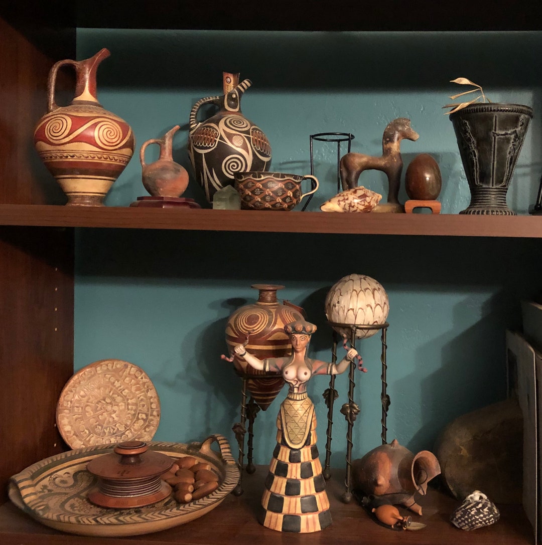 Minoan Crete Greek Ceramic Vase Pottery Bronze Period Museum ...