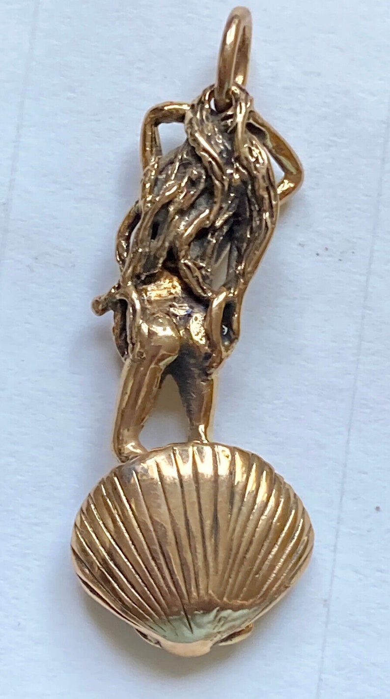 GODDESS PENDANT- Greek Aphrodite Goddess of Love - Cast Bronze Pearl ...