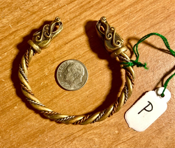 Ancient Celtic Torcs Dragon Heads