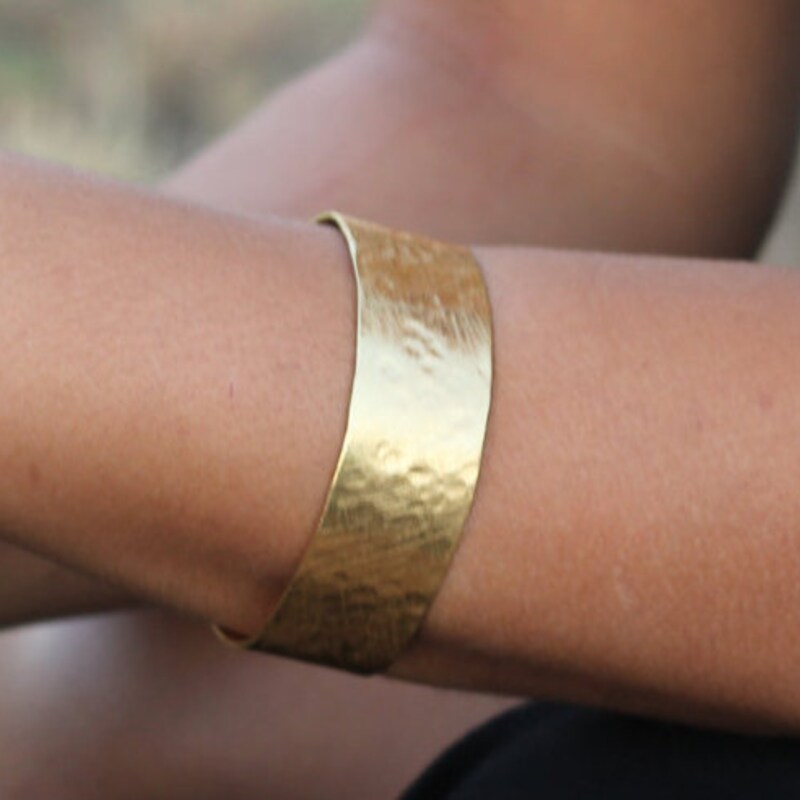 Gold Cuff Bracelet - Etsy