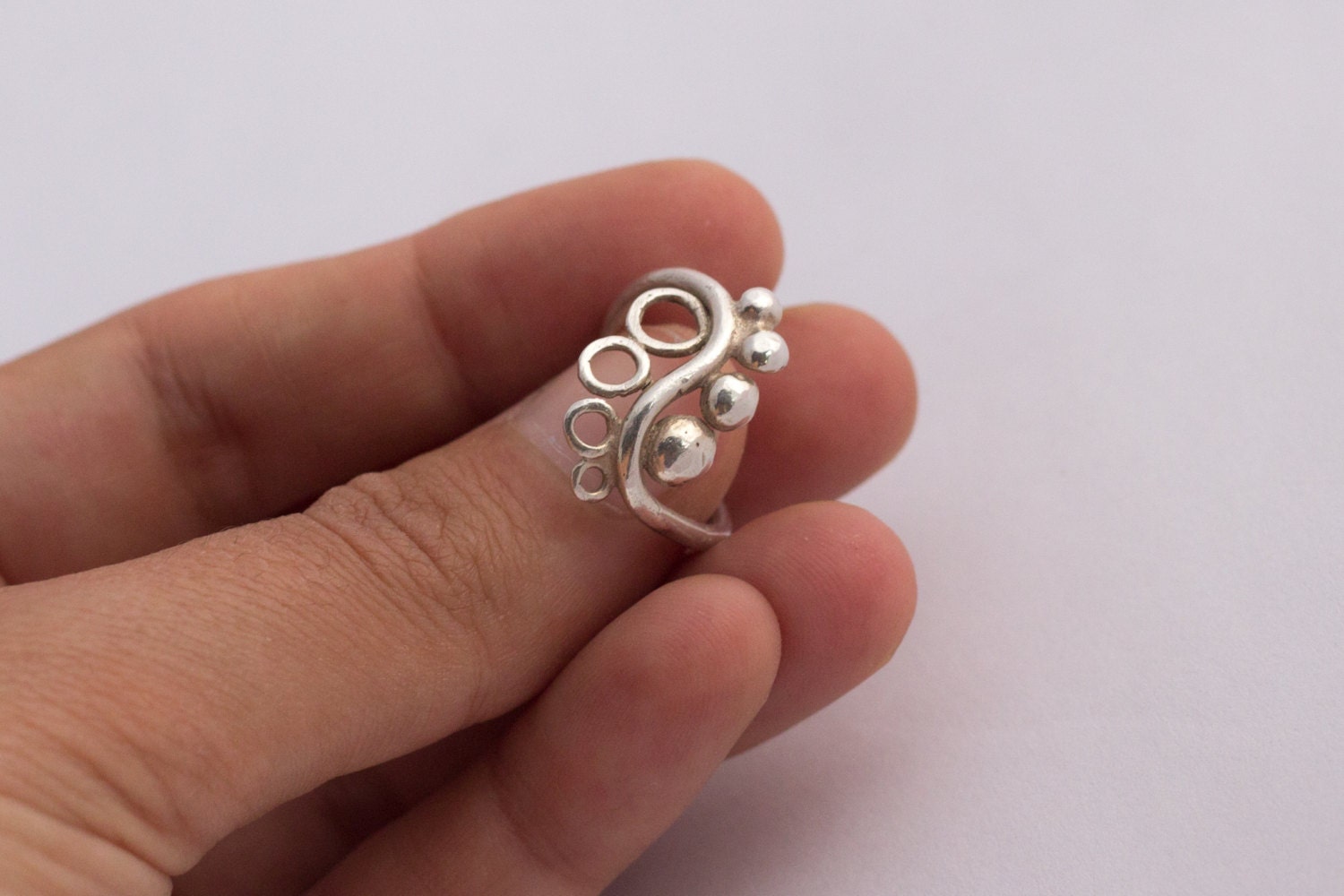 Unique Designer Sterling Silver Ring for Women Handcrafted | Etsy