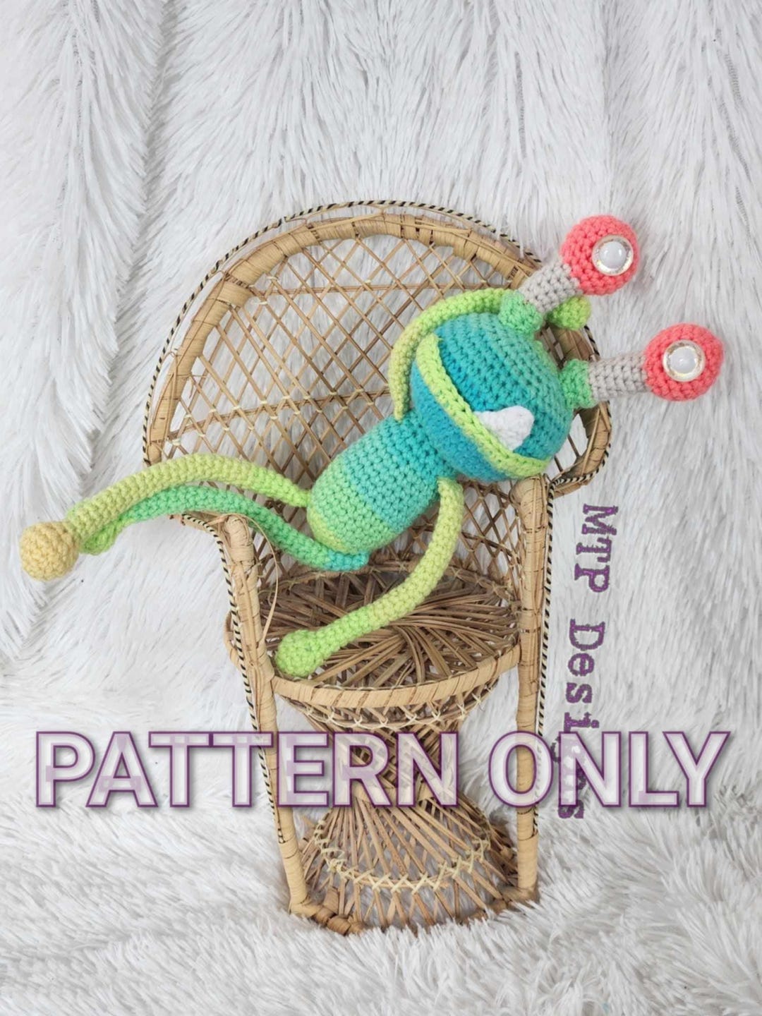 Murphy the Monster, MTP Designs Crochet Pattern ONLY for Monster ...