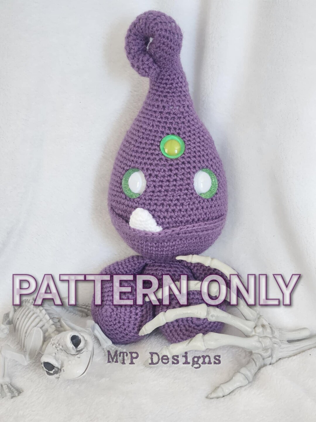 Miles the Monster, MTP Designs Original, Crochet Pattern ONLY, Monster ...