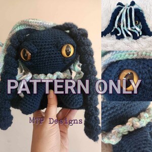 Sea Monster Crochet Pattern ONLY, MTP Designs Original, Octopus ...