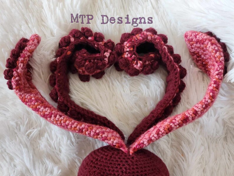 Sea Monster Crochet Pattern ONLY, MTP Designs Original, Octopus ...