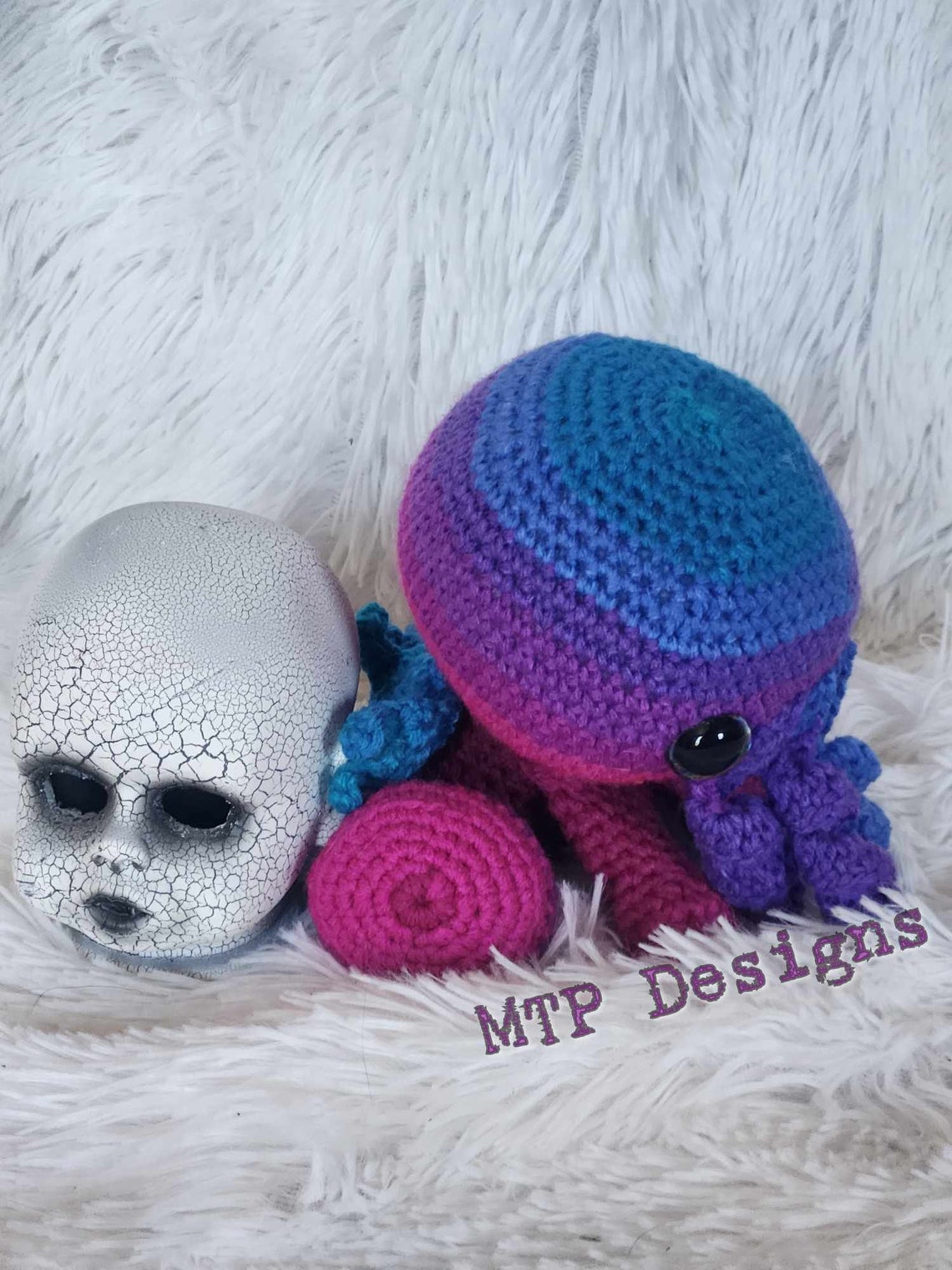 Crochet Pattern for Cthulhu, Sitting Kawaii Cthulhu, MTP Designs ...
