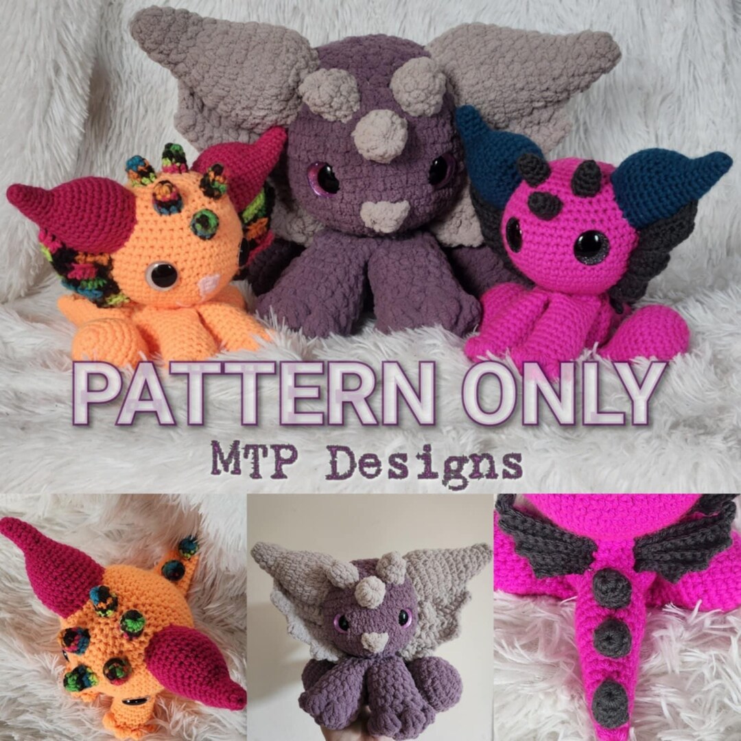 Pacey the Purr-gon, MTP Designs Original, Cat Dragon, Kitty or Kitten Dragon, Hybrid Fantasy ...