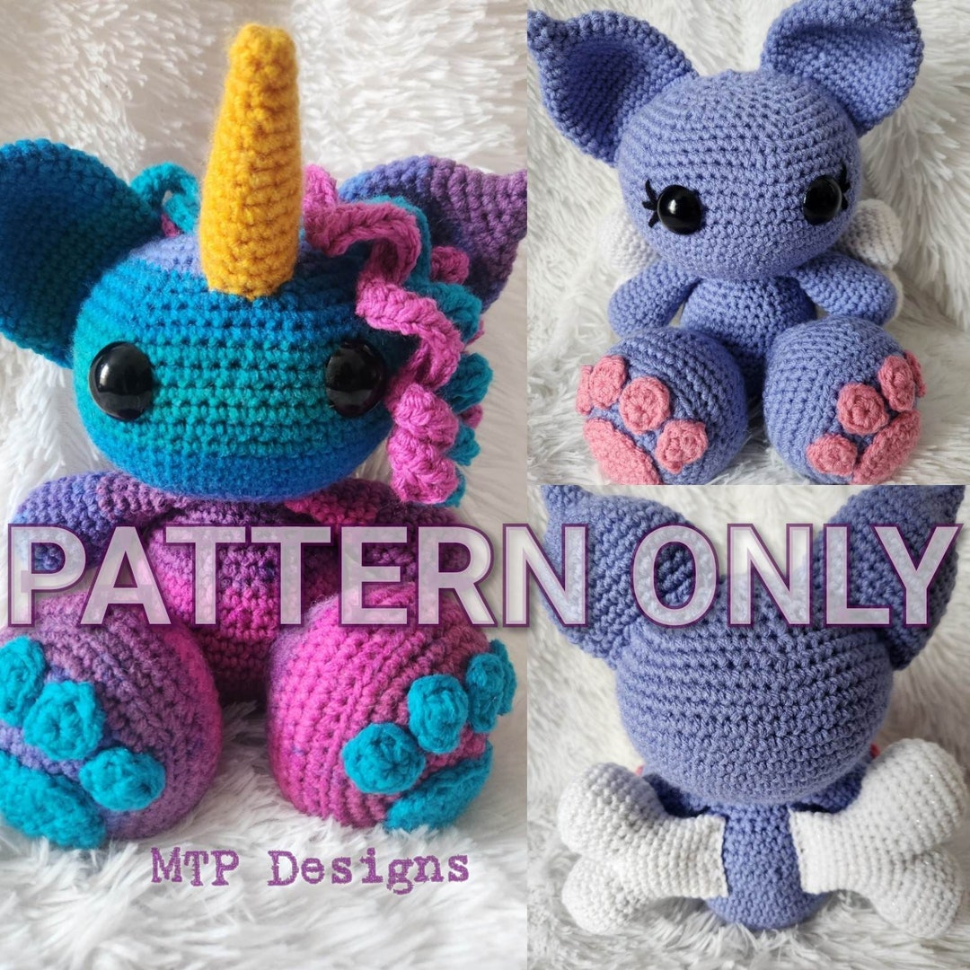 Cypriss the Caticorn or Fairy Cat Crochet PATTERN ONLY for - Etsy