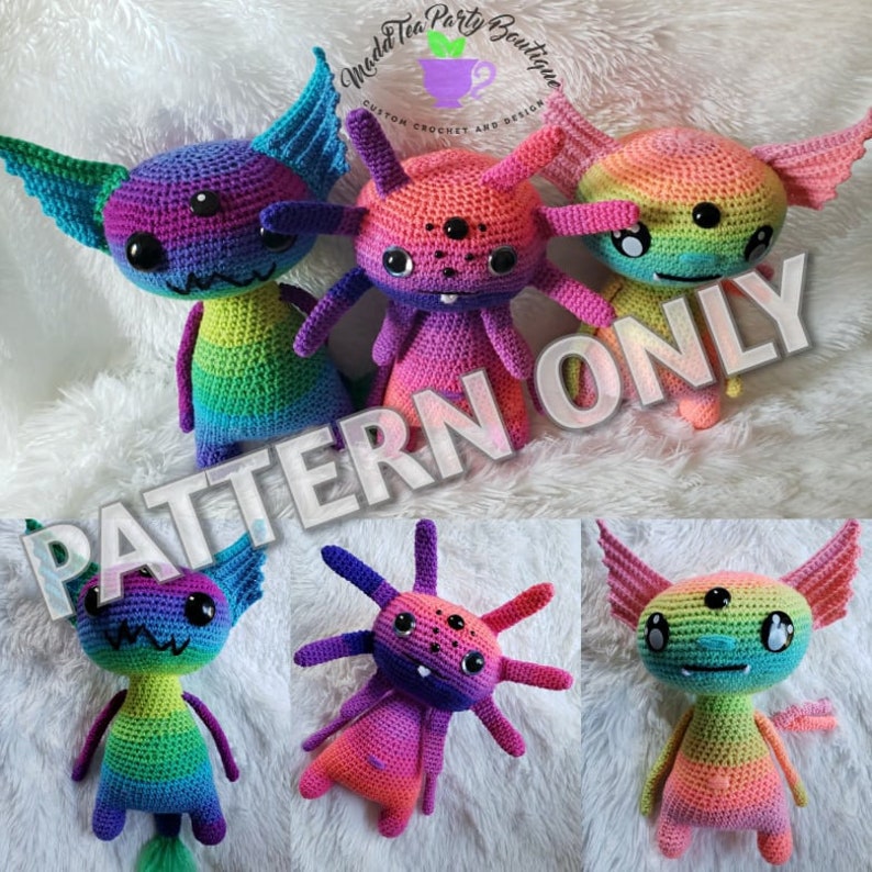 Crochet Pattern for Imp, Funny Little Impkin Instructions, Amigurumi ...
