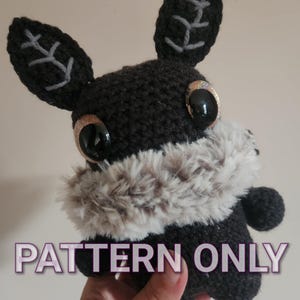 Mothman Crochet Design, MTP Designs Original, Cryptid Amigurumi Pattern ...