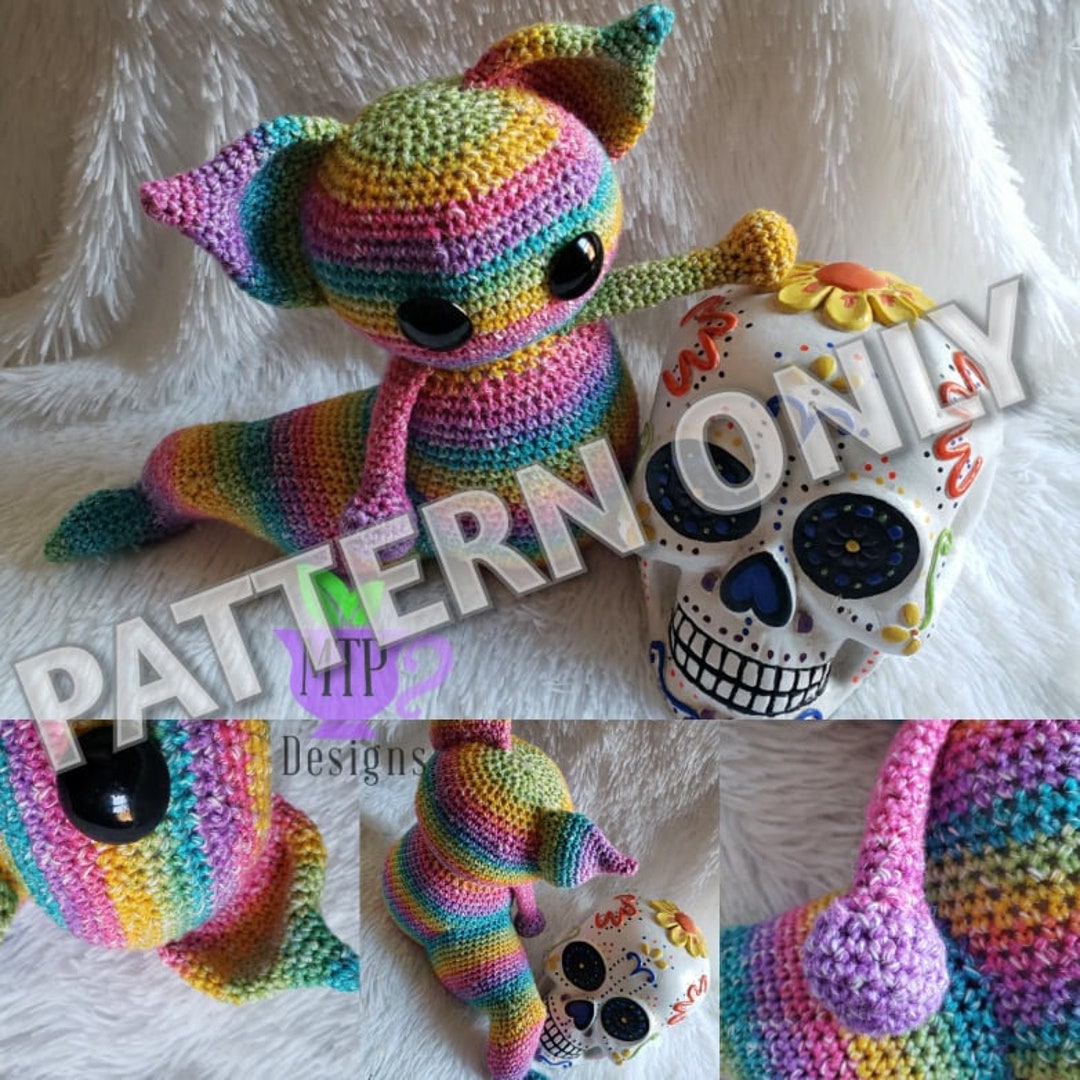 Tatzelwurm Crochet Pattern, Cryptid Doll Amigurumi Soft Toy. Do It ...