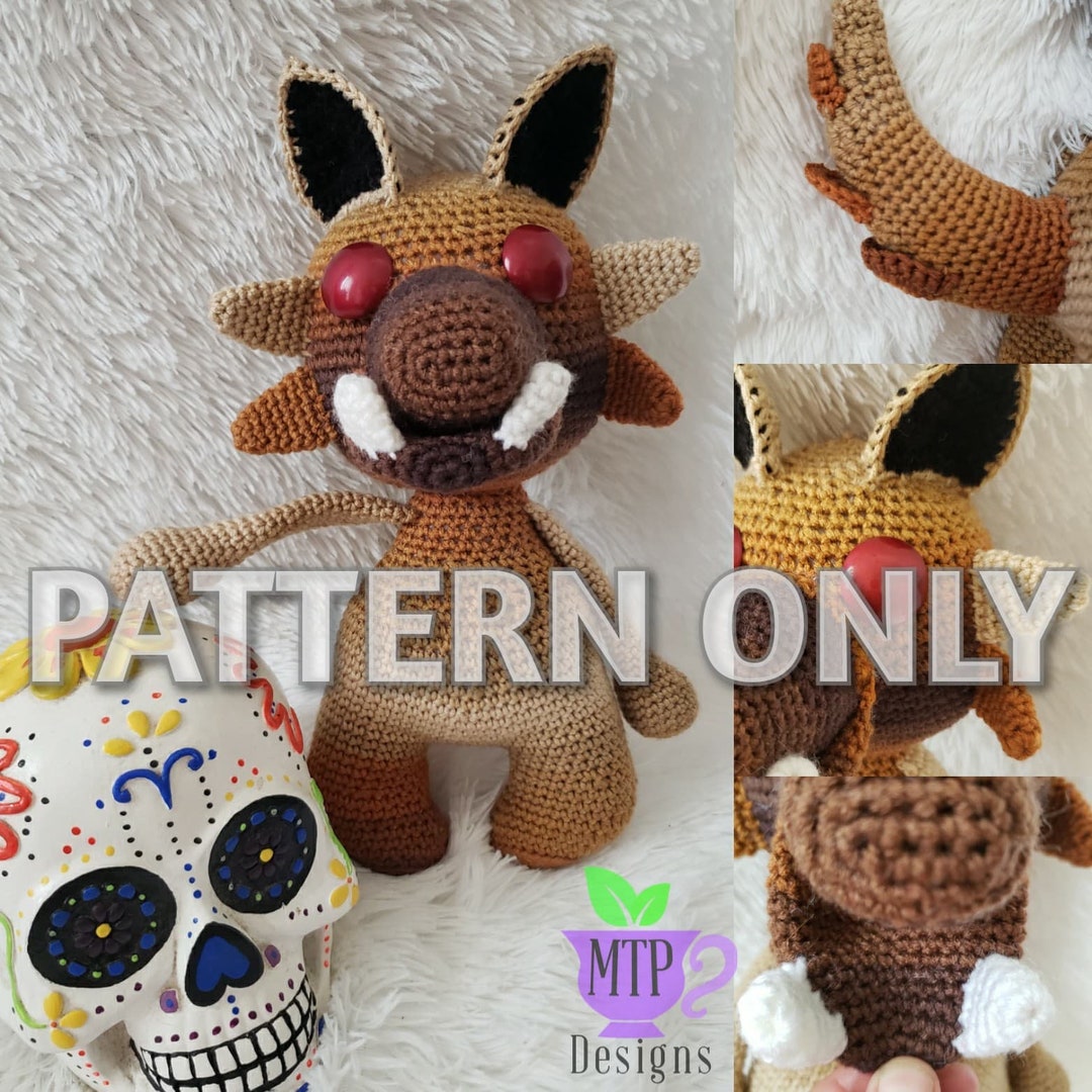 Crochet Pattern for Beast of Bray Road, MTP Designs, Cryptid Crochet ...