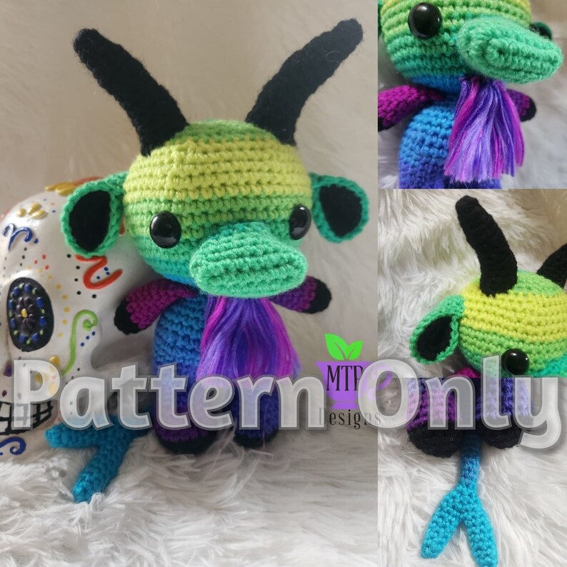 Baltor the Littlest Baphomet CROCHET PATTERN Only for Small - Etsy