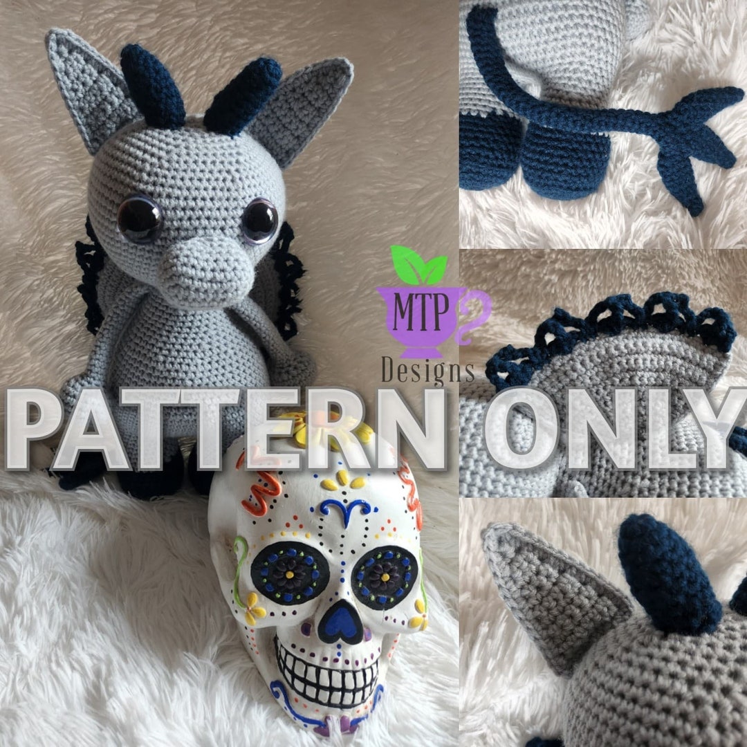 Crochet Pattern for Jersey Devil, Cryptid Stuffed Animal or Amigurumi ...