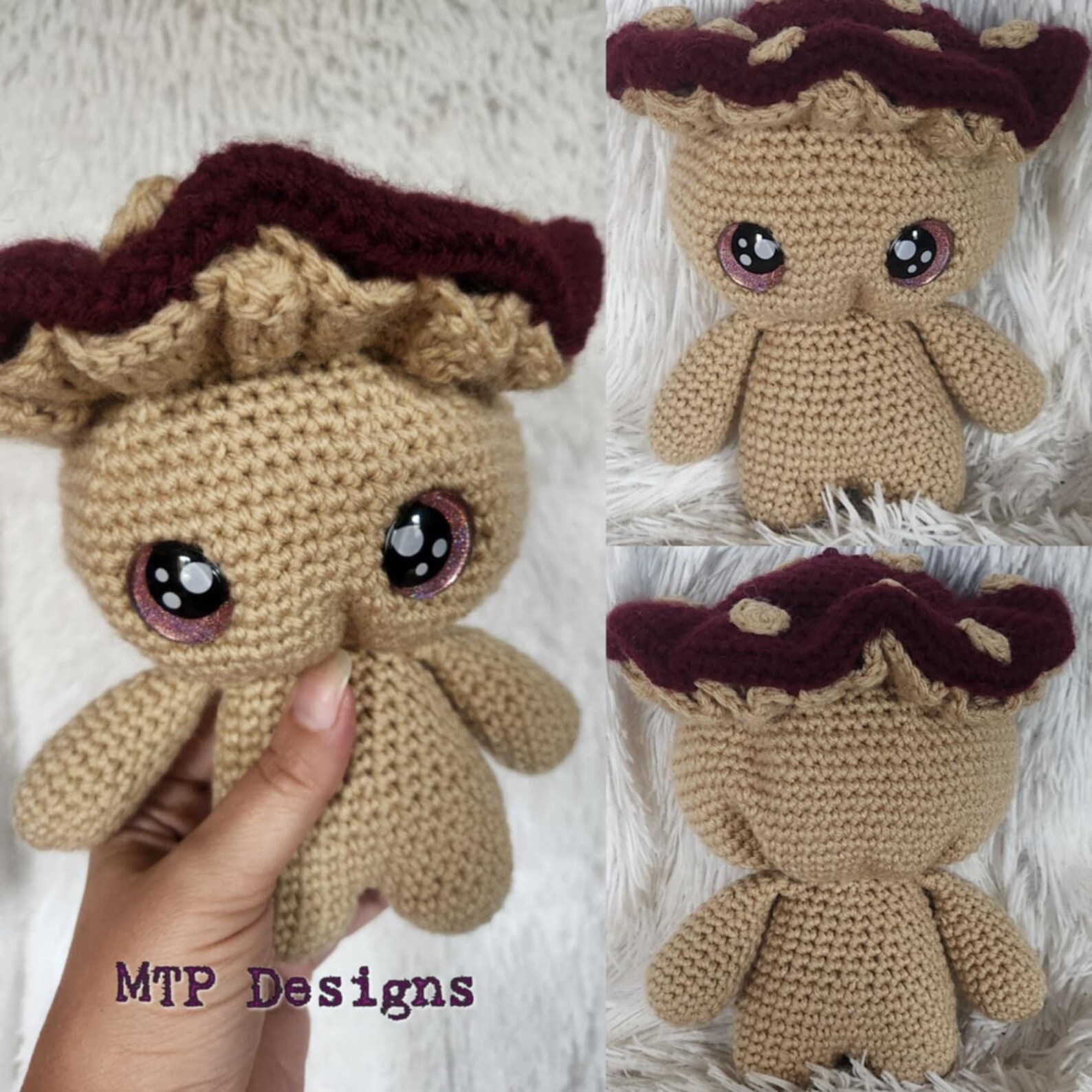 Mini Maggick the Mushroom, MTP Designs Original Crochet Pattern ...