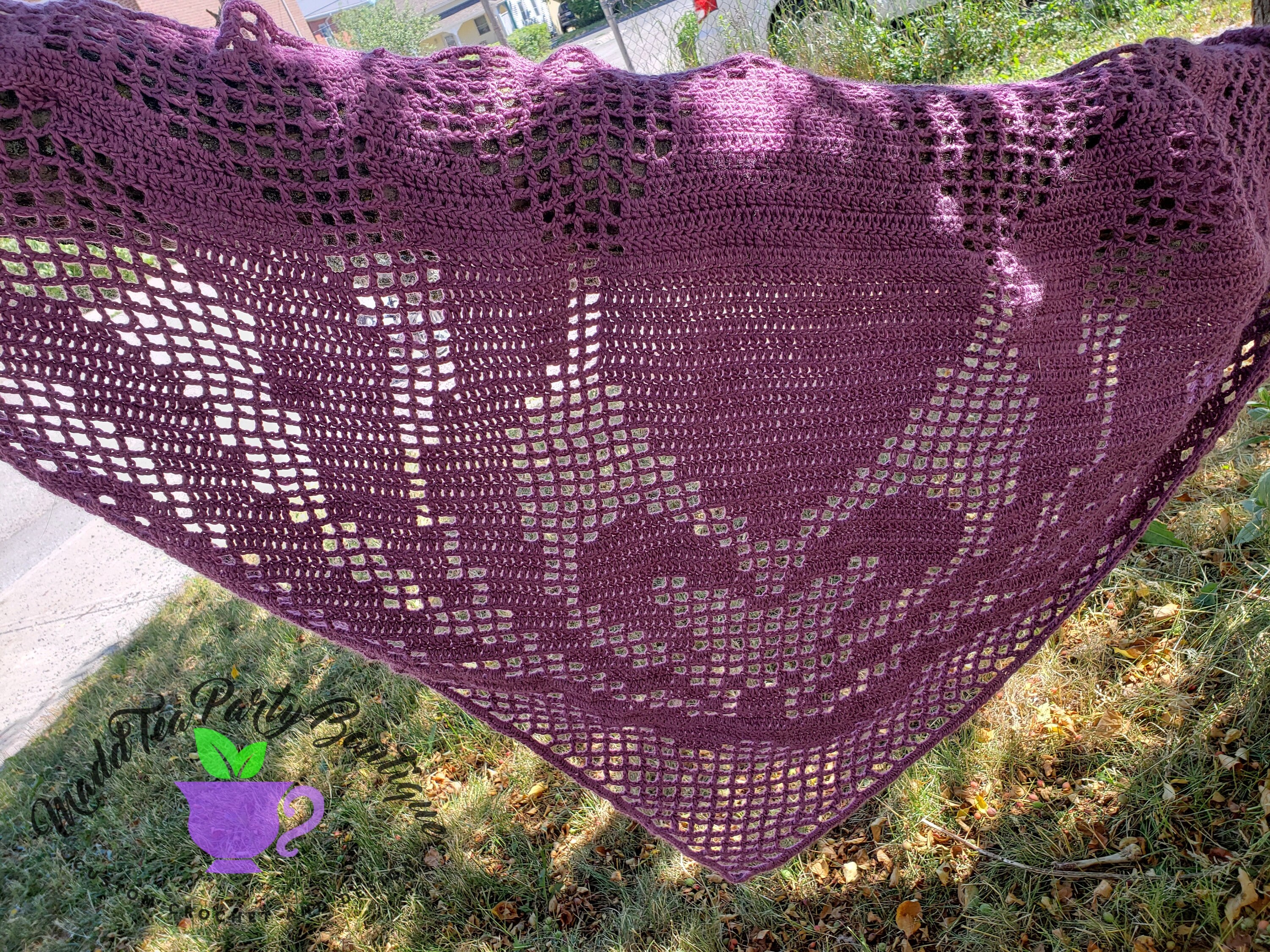 Crochet Pattern ONLY Filet Crochet Octopus Shawl Cepholapod | Etsy