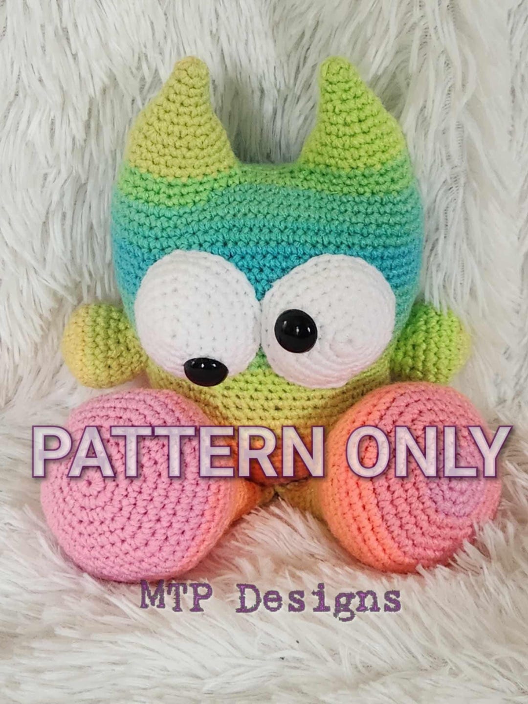 Midge the Monster, Monster CROCHET Pattern Only, MTP Designs Original ...