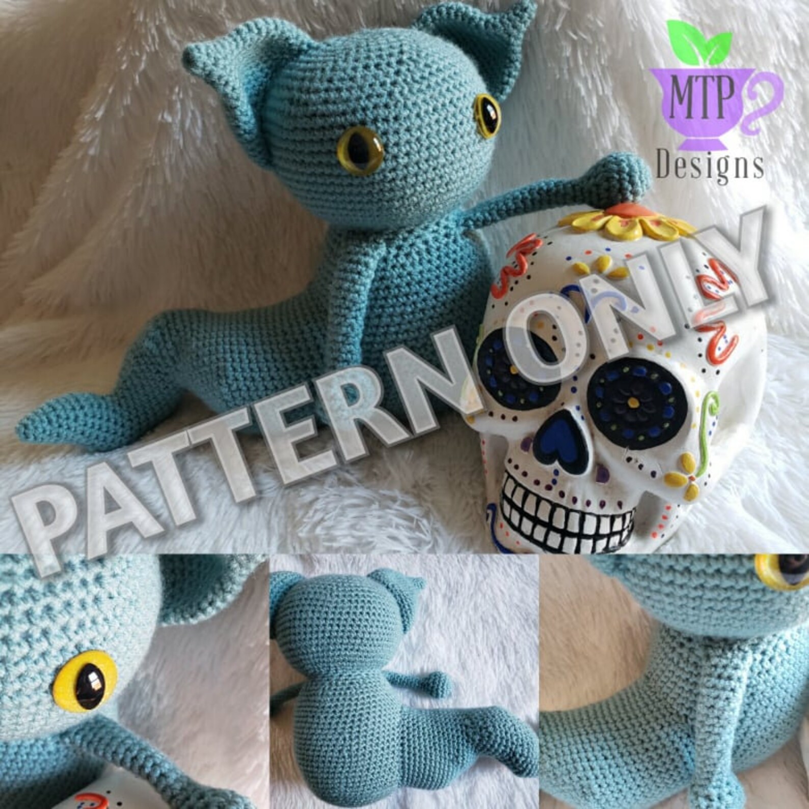 Tatzelwurm Crochet Pattern Cryptid Doll Amigurumi Soft Toy. - Etsy
