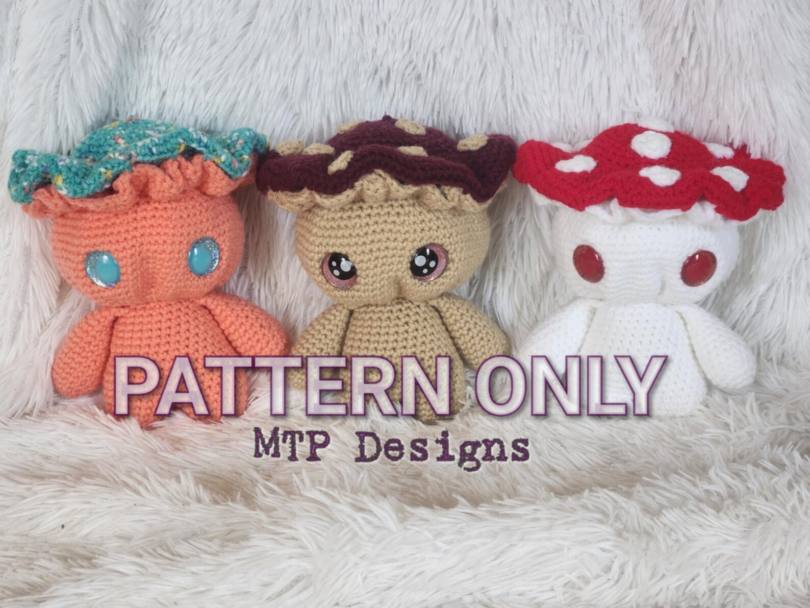 Mini Maggick the Mushroom, MTP Designs Original Crochet Pattern ...