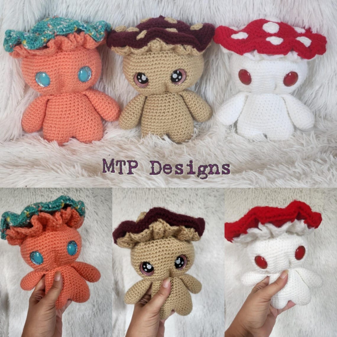 Mini Maggick the Mushroom, MTP Designs Original Crochet Pattern ...
