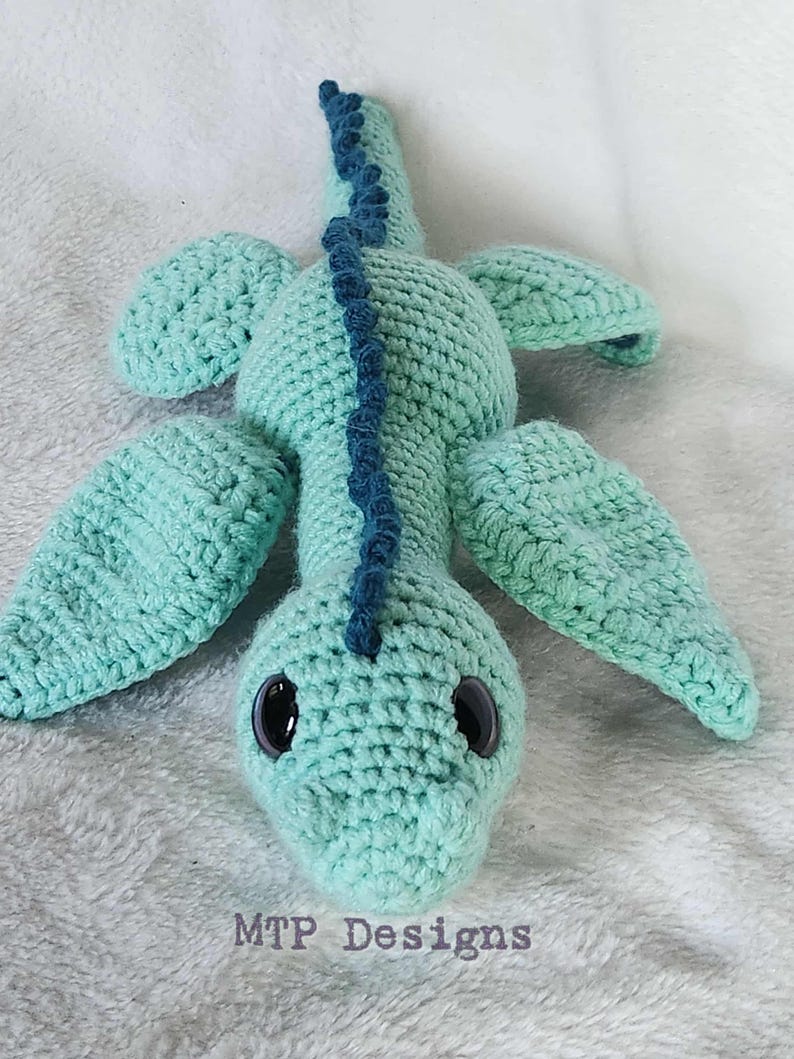 Loch Ness Monster Amigurumi, Nessie Stuffed Animal, MTP Designs ...