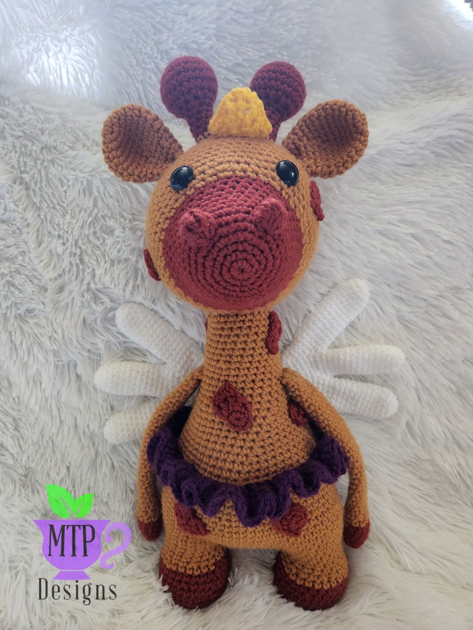 Crochet Pattern ONLY for Fairy Giraffe Gio the Giraffe Fairy - Etsy