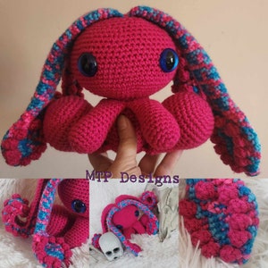 Sea Monster Crochet Pattern ONLY, MTP Designs Original, Octopus ...