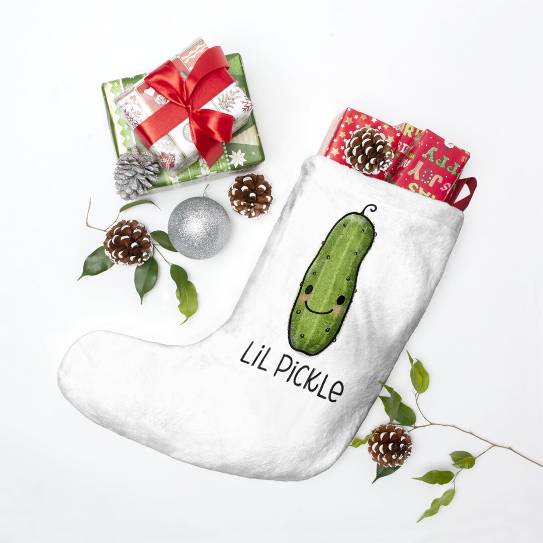 Cute Lil Pickle Christmas Stockings - Etsy