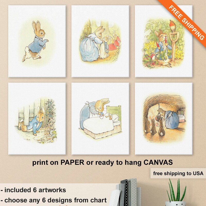 Beatrix Potter Prints - Etsy