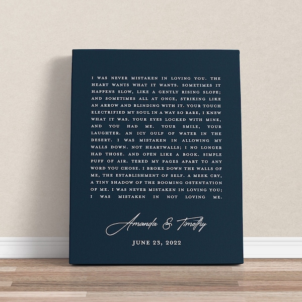 Custom Canvas Quote - Etsy