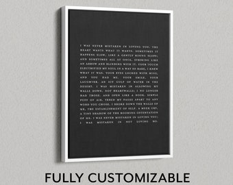 Large Poem Canvas - Etsy