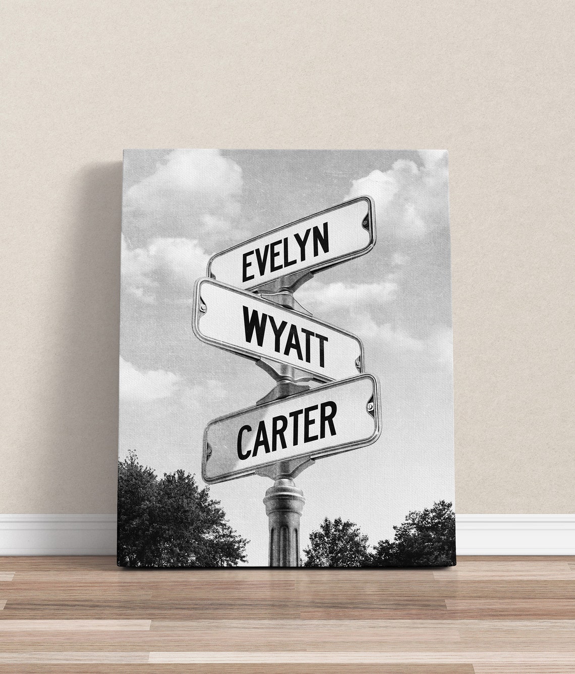 Custom Family Sign for Home on Canvas Family Gift With New | Etsy