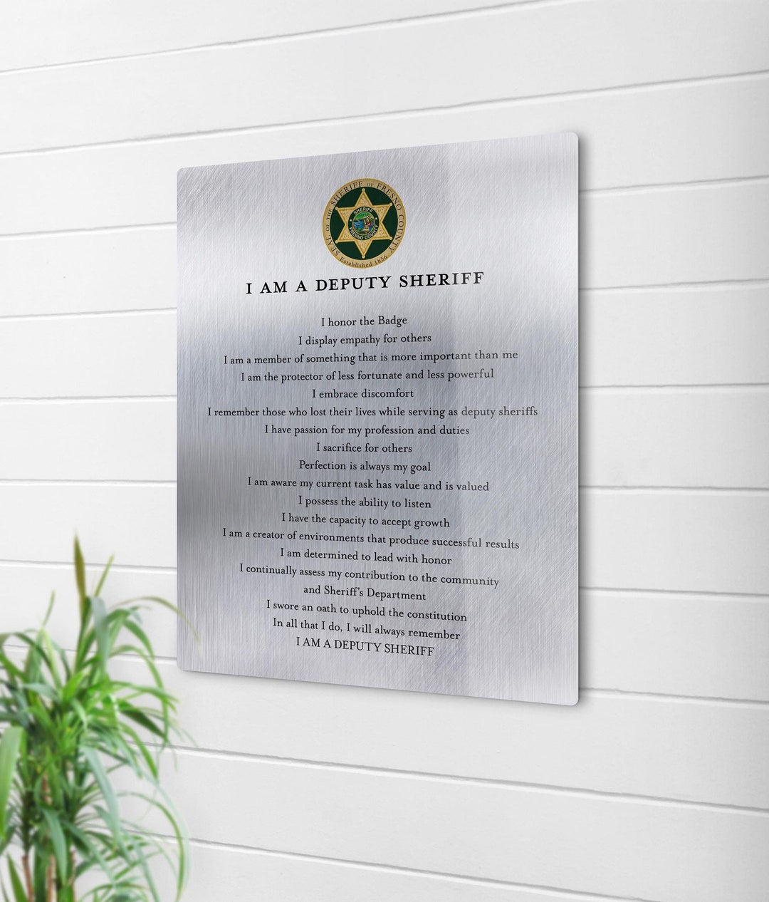Custom Law Enforcement Metal Art: Personalized Police Officer Gift - Etsy