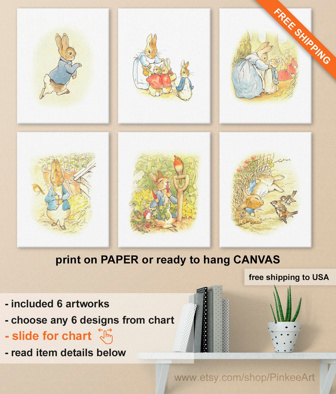 Peter Rabbit Nursery Decor, Peter Rabbit Baby Shower Decorations ...