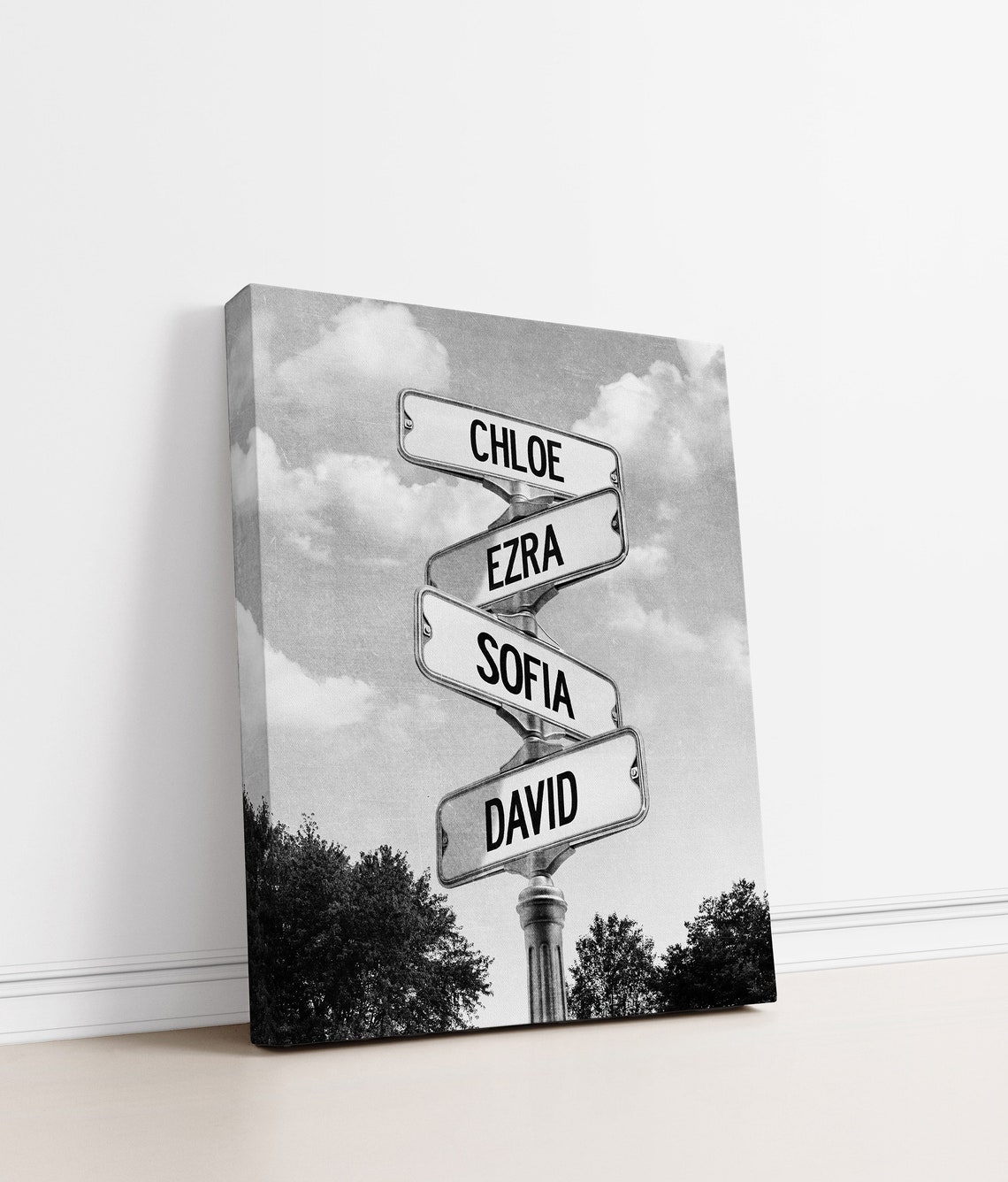 Custom Family Sign for Home on Canvas Family Gift With New | Etsy