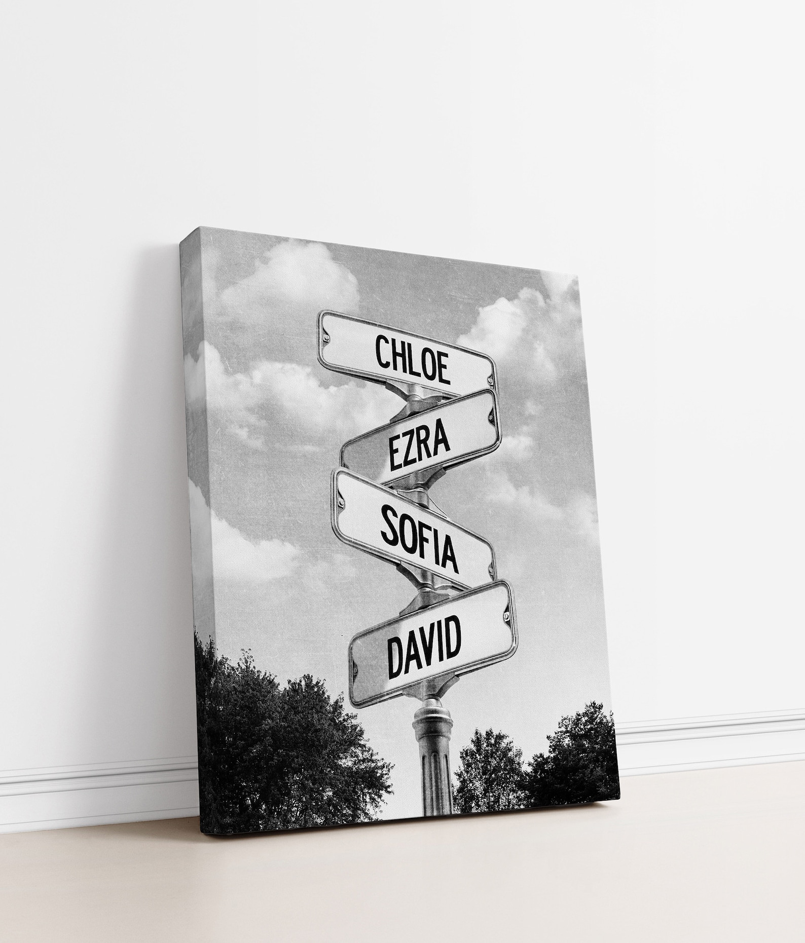 Custom Family Sign for Home on Canvas Family Gift With New | Etsy