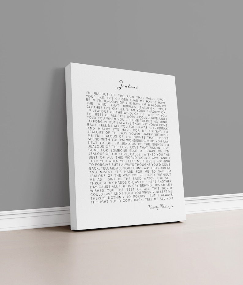 Custom Poetry Art Custom Writing Poster Personalized Quote - Etsy