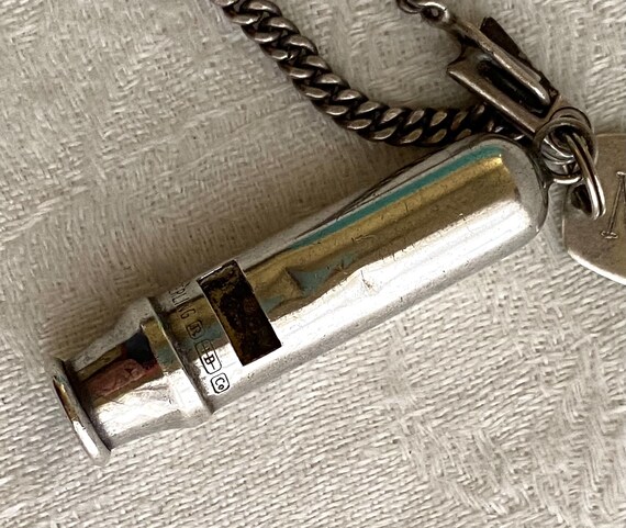 Vintage Tiffany & Co Sterling Silver Keychain Whistle… - Gem