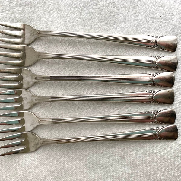 Silver Cocktail Fork - Etsy