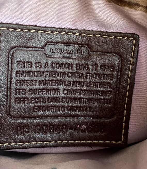 Vintage Coach Signature Crossbody Bag, Brown Logo Pri… - Gem