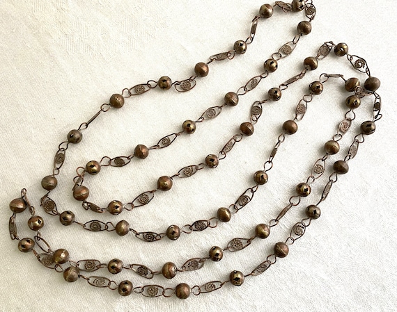 Antique Long Silver Chachal, Indigenous, Maya, Ethnic… - Gem