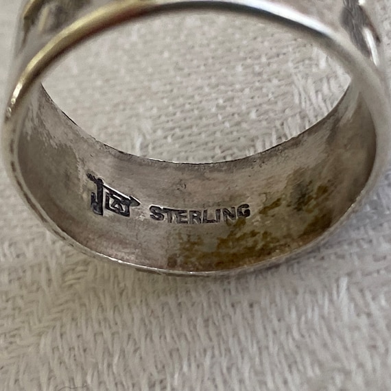 Vintage Bell Trading Post Thunderbird Sterling Silver… - Gem