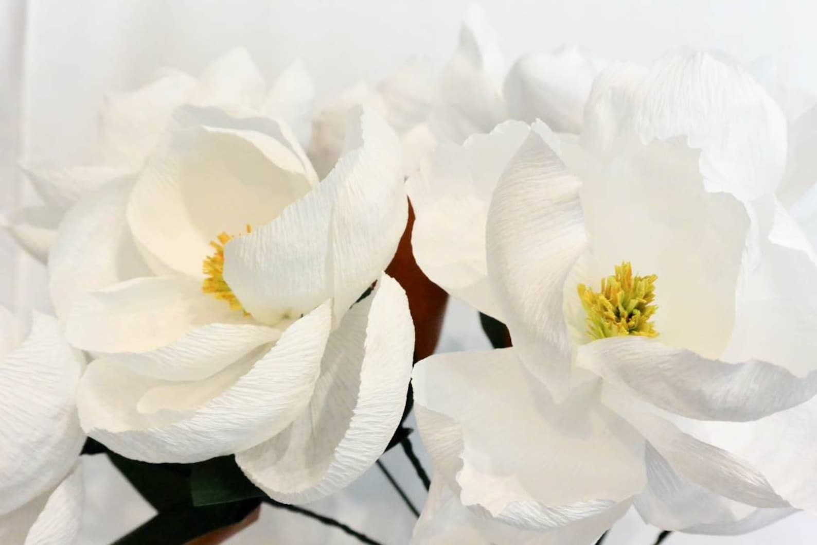 Paper Magnolia Flower Magnolia Decor Large Paper Flowers - Etsy
