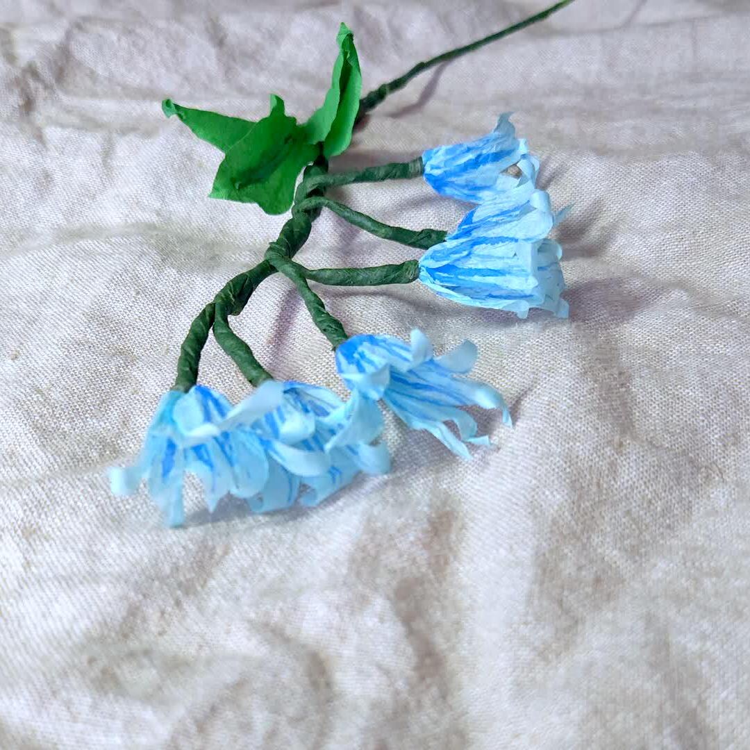 Paper Artificial Bluebell Flowers - Etsy