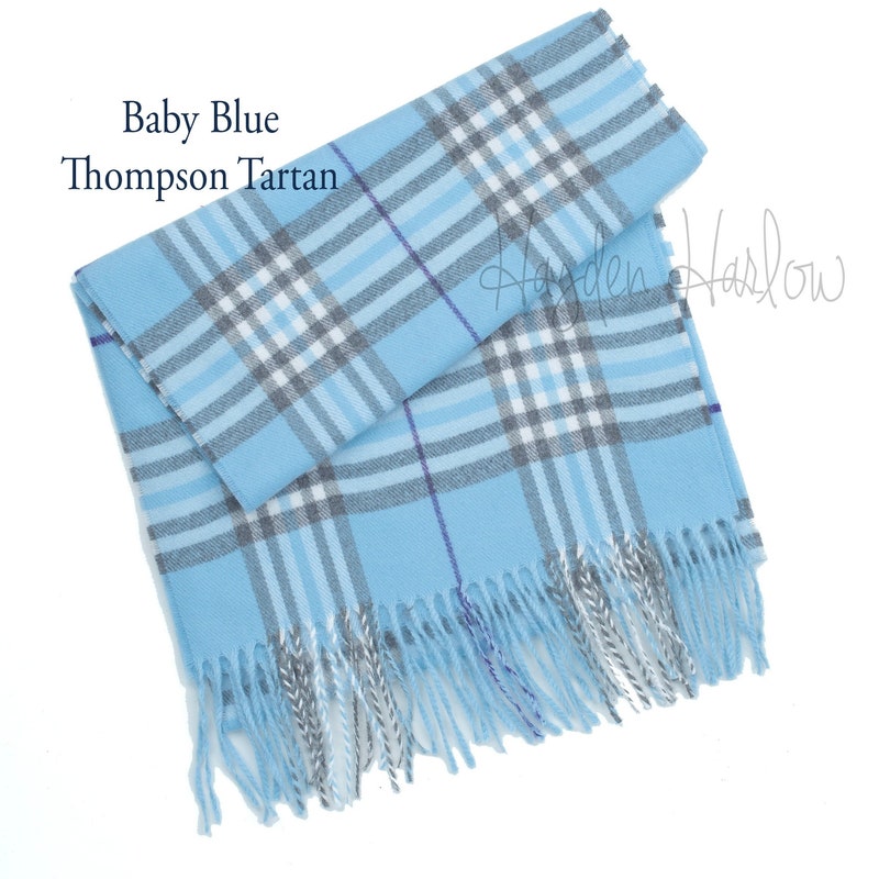 Baby Blue Winter Scarf - Etsy
