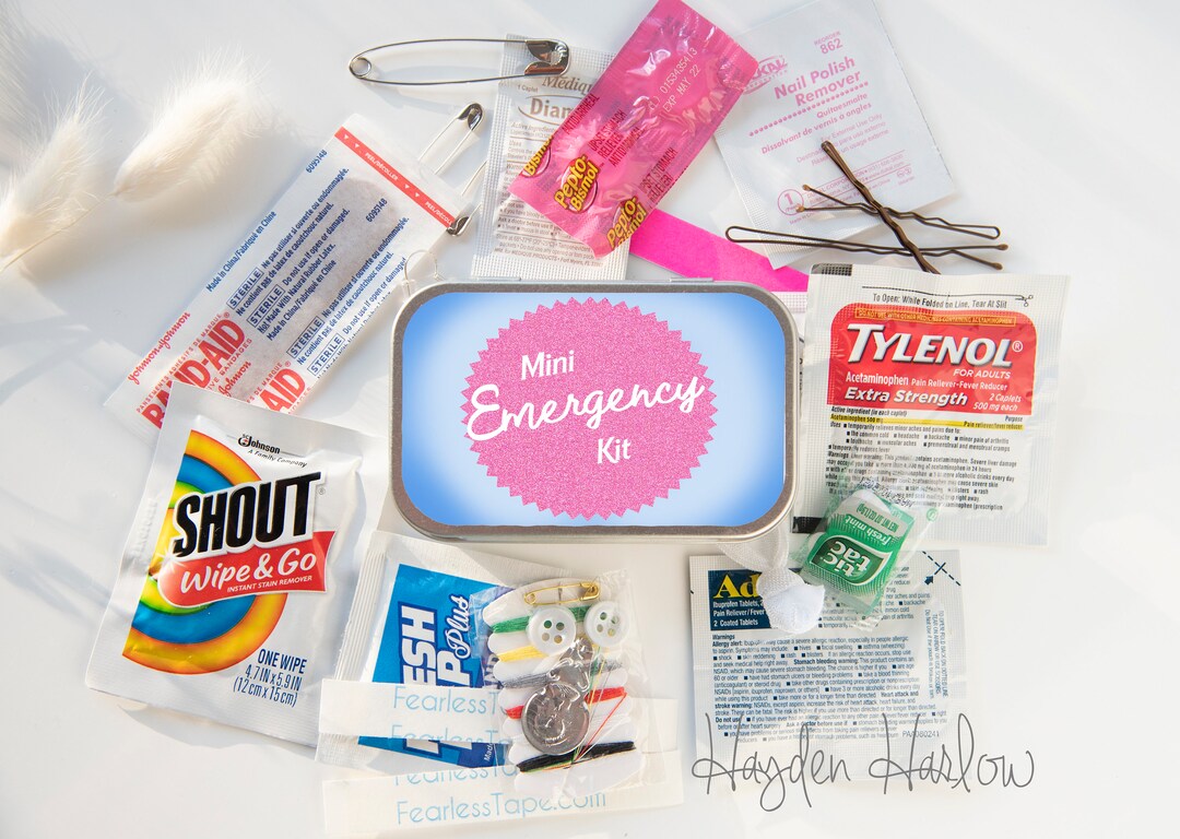 Bridesmaid's Mini-emergency Kit Tin Only or Filled Perfect for the Last ...