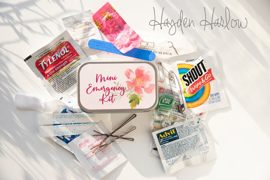 READY to SHIP Mini-emergency Kit Filled for the Last Minute Emergency ...