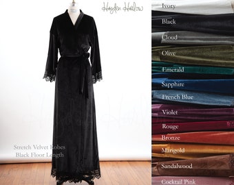 Velvet Robe | Etsy