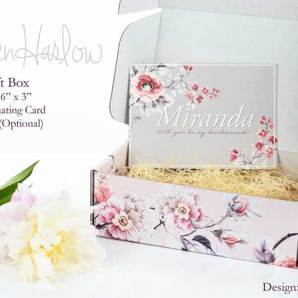Floral Printed Box - Etsy