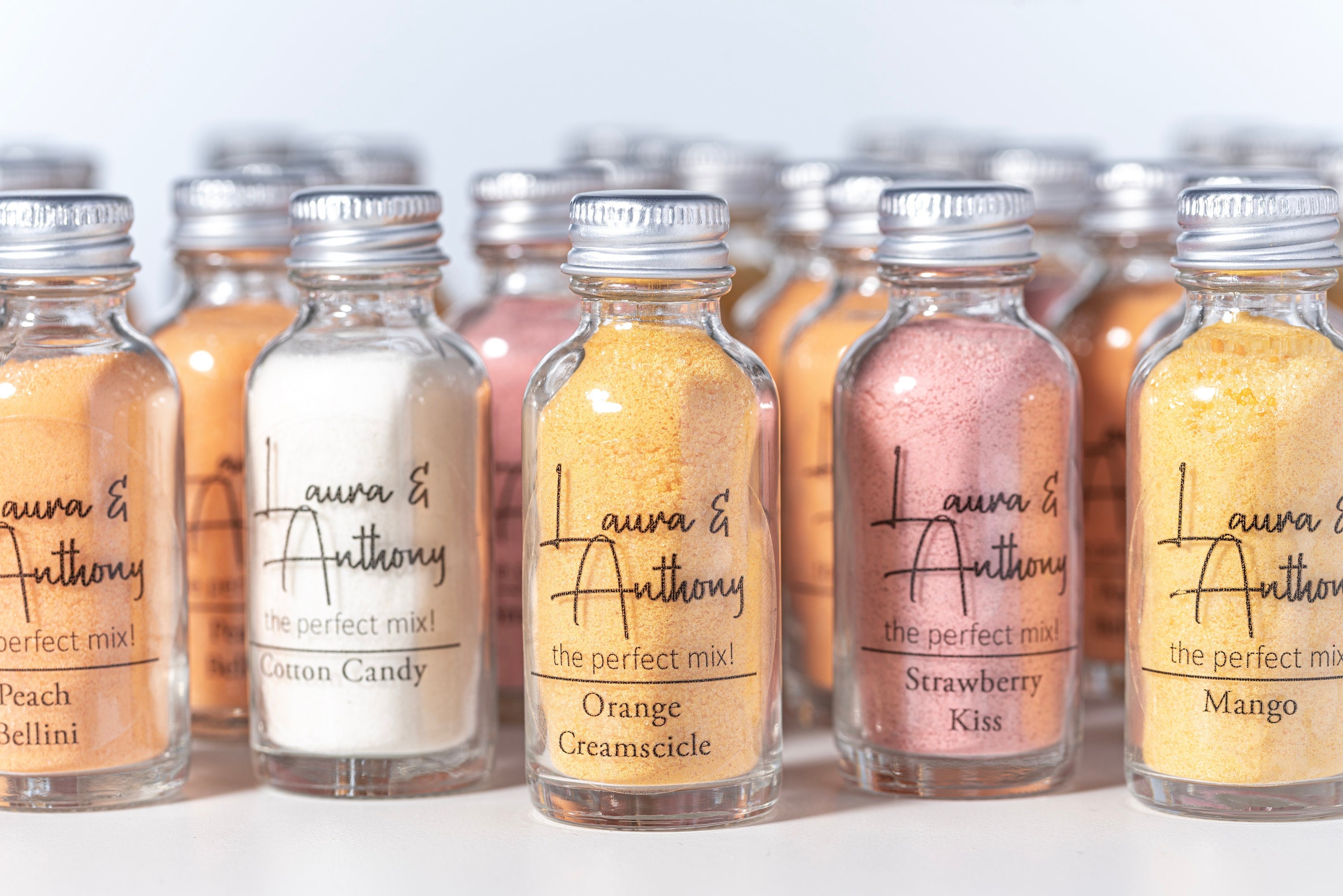 Bulk Personalized Cocktail Mix Shots, Holiday Party Favors, Wedding ...